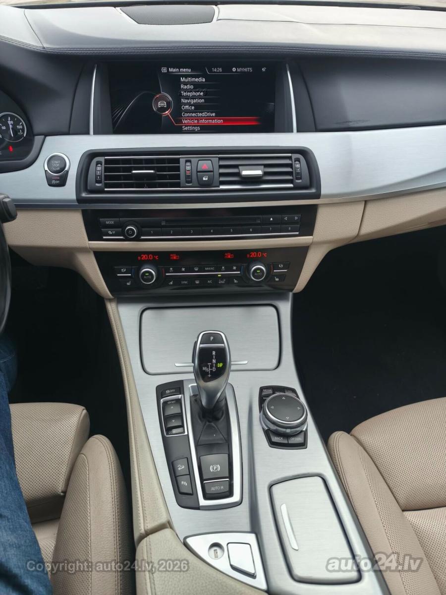 Pelēks BMW 5 Series 2014 Tartu, ar dzinēja tilpumu 3.00 L un nobraukumu 259 tūkst. km par 14000 €, foto 6 vietnē AUTOMOTO.COM.LV