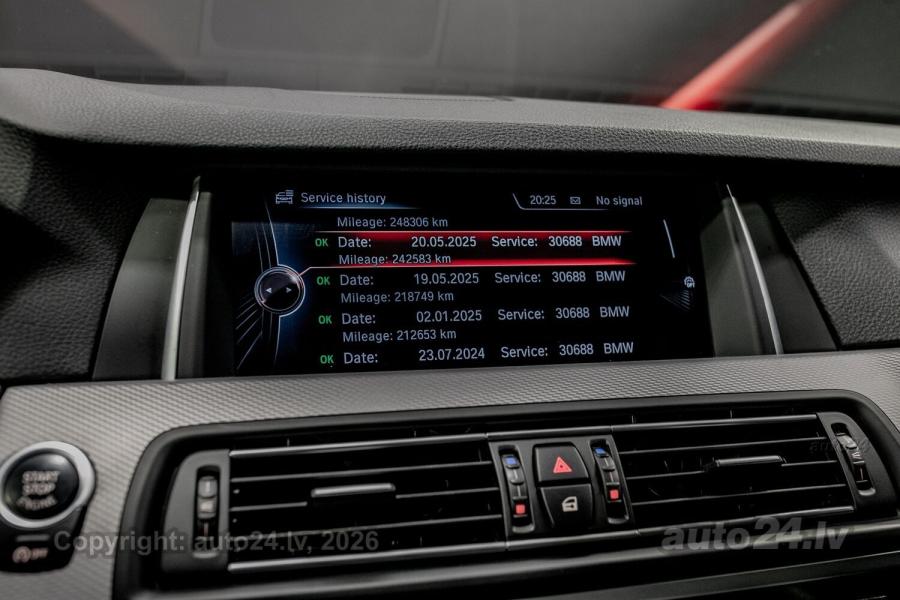 Pelēks BMW 5 Series 2014 Pērnava, ar dzinēja tilpumu 3.00 L un nobraukumu 279 tūkst. km par 14999 €, foto 31 vietnē AUTOMOTO.COM.LV