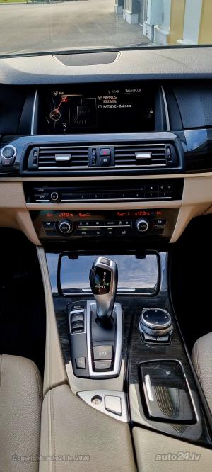 Pelēks BMW 5 Series 2014 Tallina, ar dzinēja tilpumu 2.00 L un nobraukumu 267 tūkst. km par 12500 €, foto 16 vietnē AUTOMOTO.COM.LV