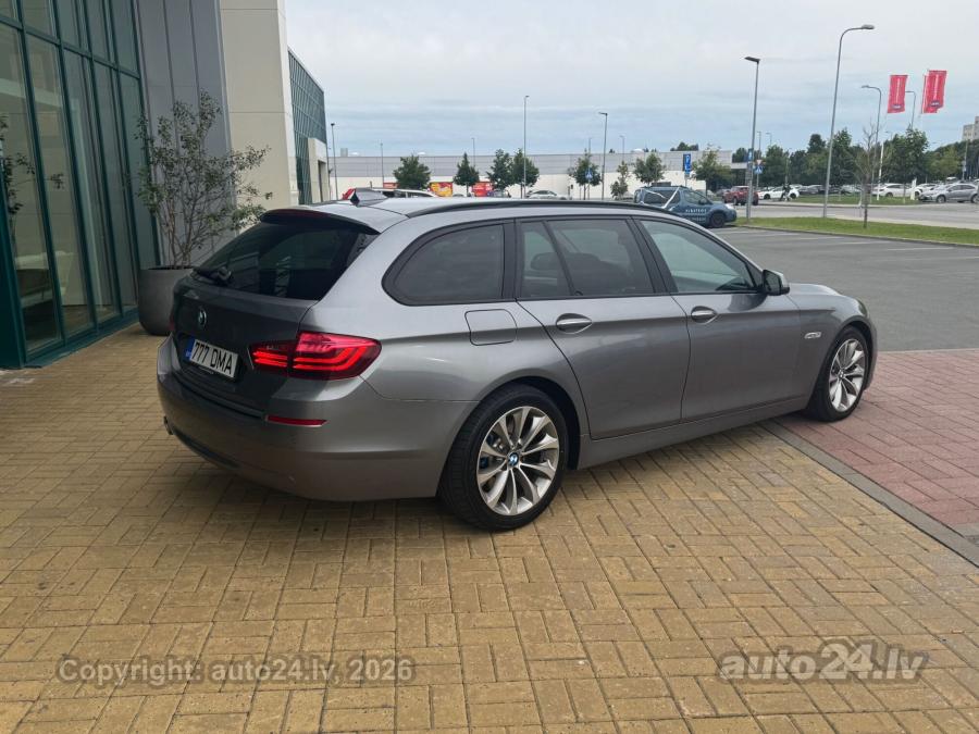 Grey BMW 5 Series 2014 in Tallinn, with an engine capacity of 3.00 L and mileage of 326 thousand km for 12700 €, photo 5 on AUTOMOTO.COM.LV