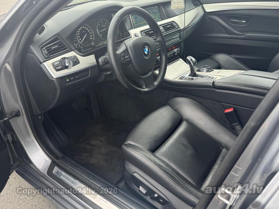Grey BMW 5 Series 2014 in Tallinn, with an engine capacity of 3.00 L and mileage of 326 thousand km for 12700 €, photo 7 on AUTOMOTO.COM.LV