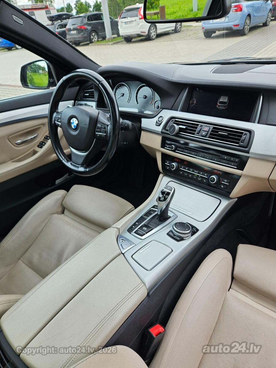 Pelēks BMW 5 Series 2014 Tallina, ar dzinēja tilpumu 3.00 L un nobraukumu 263 tūkst. km par 13500 €, foto 13 vietnē AUTOMOTO.COM.LV