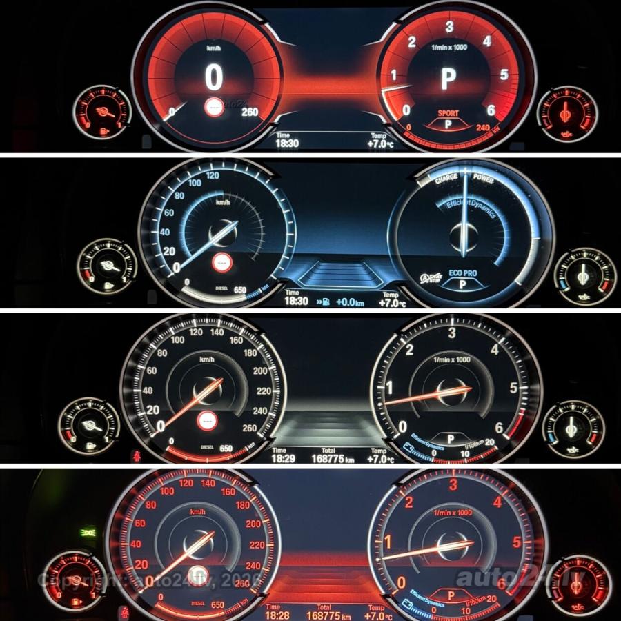 Серый БМВ 5 Серия 2015 в Таллин, объемом двигателя 3.00 л и пробегом 169 тыс. км за 17490 €, фото 15 на AUTOMOTO.COM.LV