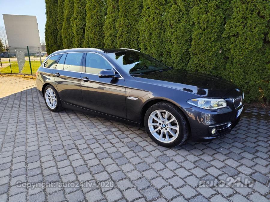 Grey BMW 5 Series 2015 in Paide, with an engine capacity of 3.00 L and mileage of 318 thousand km for 12990 €, photo 9 on AUTOMOTO.COM.LV