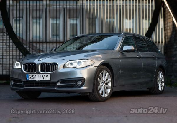 Pelēks BMW 5 Series 2015 Tallina, ar dzinēja tilpumu 2.00 L un nobraukumu 189 tūkst. km par 15490 €, foto 1 vietnē AUTOMOTO.COM.LV