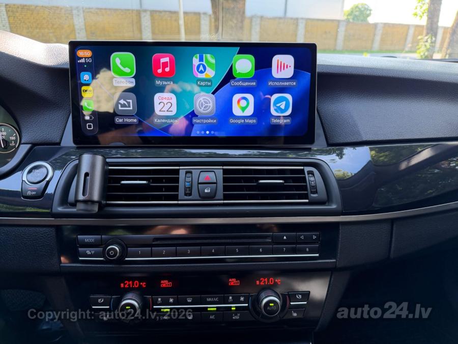 Grey BMW 5 Series 2016 in Paldiski, with an engine capacity of 2.00 L and mileage of 293 thousand km for 13500 €, photo 21 on AUTOMOTO.COM.LV