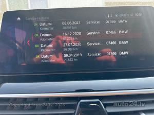 Grey BMW 5 Series 2017 in Parnu, with an engine capacity of 2.00 L and mileage of 162 thousand km for 21890 €, photo 8 on AUTOMOTO.COM.LV
