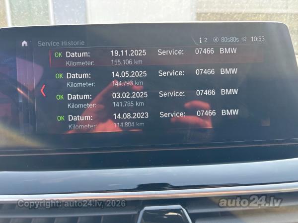 Grey BMW 5 Series 2017 in Parnu, with an engine capacity of 2.00 L and mileage of 162 thousand km for 21890 €, photo 9 on AUTOMOTO.COM.LV