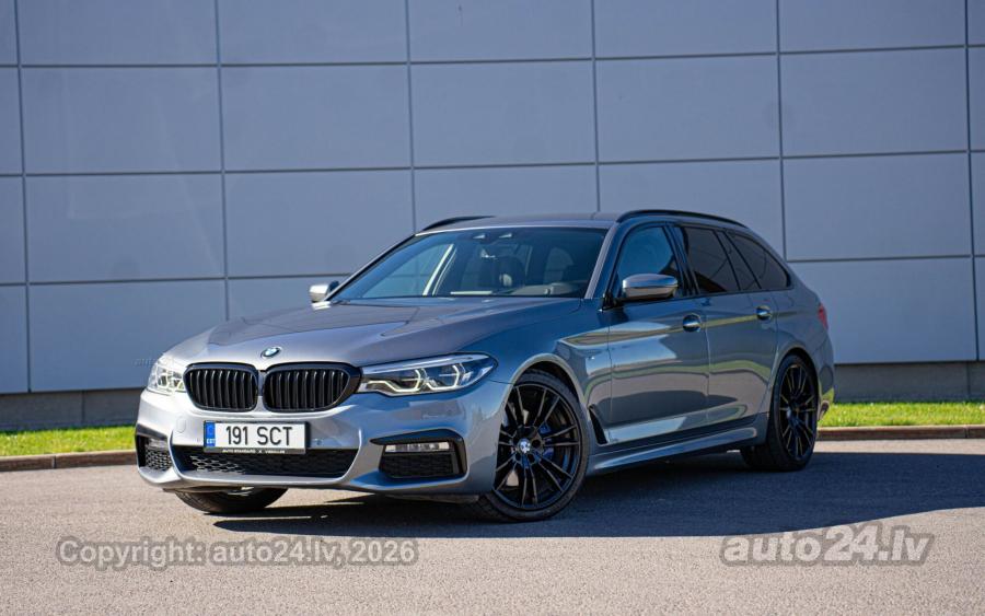 Grey BMW 5 Series 2017 in Tallinn, with an engine capacity of 3.00 L and mileage of 162 thousand km for 24900 €, photo 1 on AUTOMOTO.COM.LV