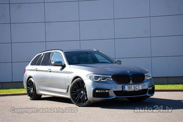 Grey BMW 5 Series 2017 in Tallinn, with an engine capacity of 3.00 L and mileage of 162 thousand km for 24900 €, photo 8 on AUTOMOTO.COM.LV