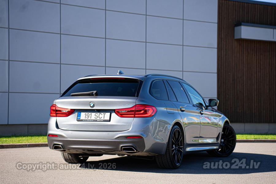 Grey BMW 5 Series 2017 in Tallinn, with an engine capacity of 3.00 L and mileage of 162 thousand km for 24900 €, photo 12 on AUTOMOTO.COM.LV