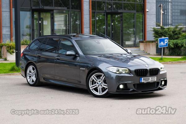 Grey BMW 5 Series 2017 in Tartu, with an engine capacity of 2.00 L and mileage of 207 thousand km for 13850 €, photo 2 on AUTOMOTO.COM.LV