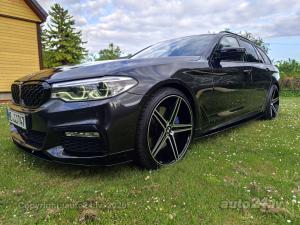 Grey BMW 5 Series 2018 in Tallinn, with an engine capacity of 3.00 L and mileage of 209 thousand km for 26499 €, photo 8 on AUTOMOTO.COM.LV