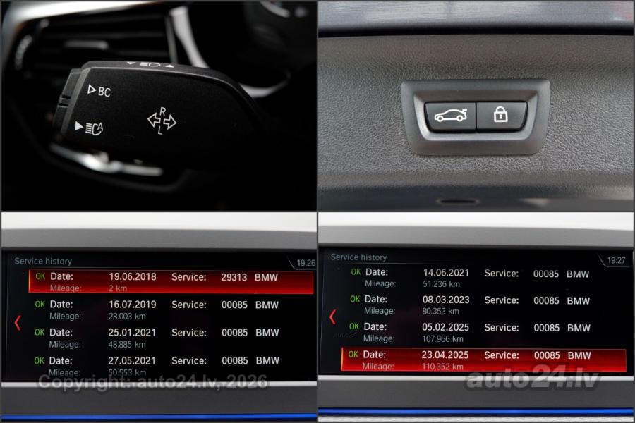 Pelēks BMW 5 Series 2018 Hāpsalu, ar dzinēja tilpumu 3.00 L un nobraukumu 128 tūkst. km par 26490 €, foto 22 vietnē AUTOMOTO.COM.LV