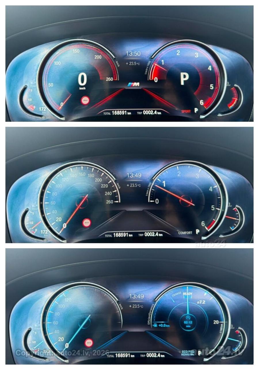 Grey BMW 5 Series 2018 in Tartu, with an engine capacity of 3.00 L and mileage of 169 thousand km for 21999 €, photo 20 on AUTOMOTO.COM.LV