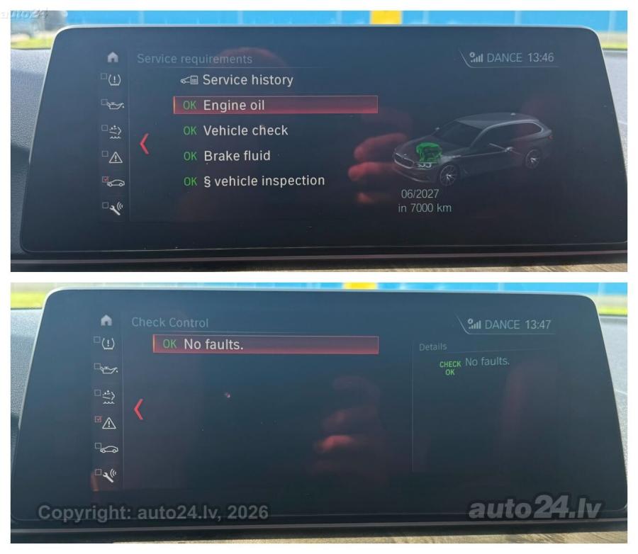 Grey BMW 5 Series 2018 in Tartu, with an engine capacity of 3.00 L and mileage of 169 thousand km for 21999 €, photo 22 on AUTOMOTO.COM.LV