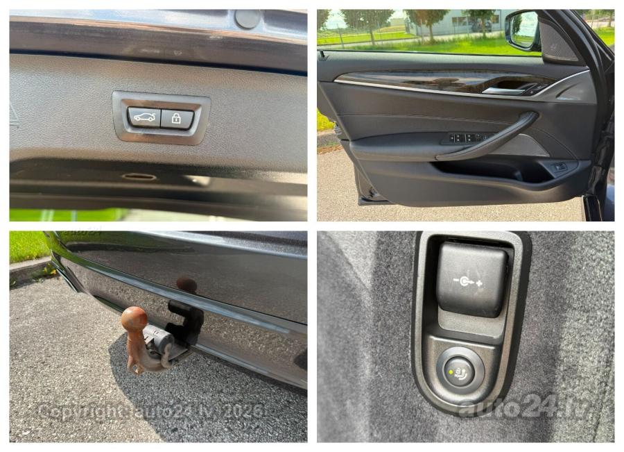 Grey BMW 5 Series 2018 in Tartu, with an engine capacity of 3.00 L and mileage of 169 thousand km for 21999 €, photo 29 on AUTOMOTO.COM.LV