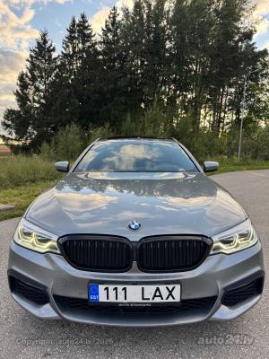 Pelēks BMW 5 Series 2018 Tallina, ar dzinēja tilpumu 3.00 L un nobraukumu 175 tūkst. km par 24990 €, foto  vietnē AUTOMOTO.COM.LV