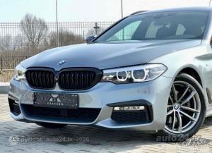 Pelēks BMW 5 Series 2019 Pērnava, ar dzinēja tilpumu 2.00 L un nobraukumu 185 tūkst. km par 19999 €, foto  vietnē AUTOMOTO.COM.LV