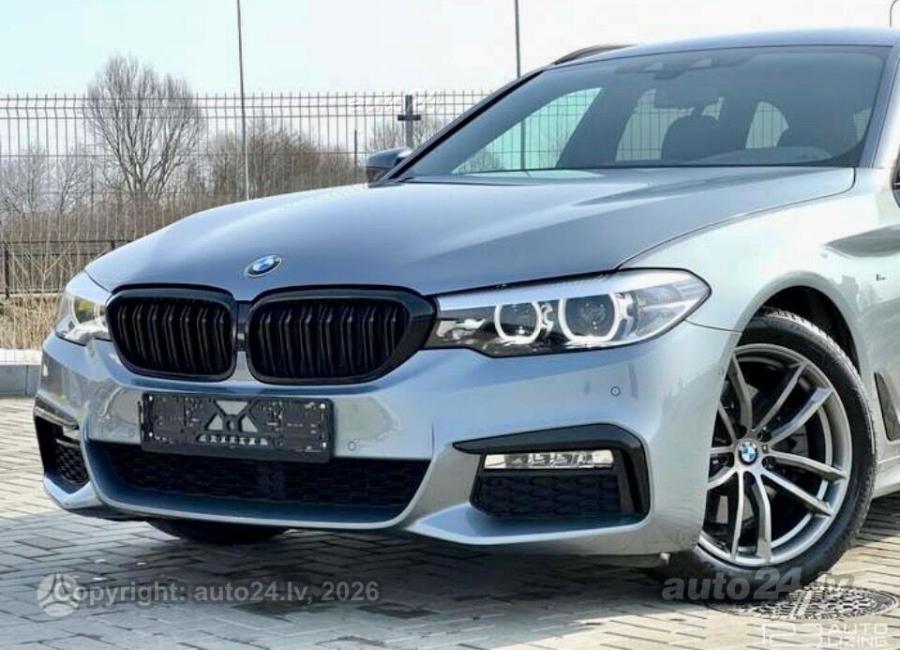 Pelēks BMW 5 Series 2019 Pērnava, ar dzinēja tilpumu 2.00 L un nobraukumu 185 tūkst. km par 19999 €, foto 1 vietnē AUTOMOTO.COM.LV