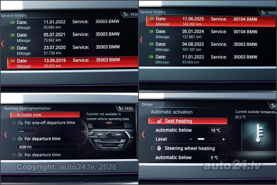 Серый БМВ 5 Серия 2019 в Хаапсалу, объемом двигателя 2.00 л и пробегом 149 тыс. км за 19490 €, фото 19 на AUTOMOTO.COM.LV