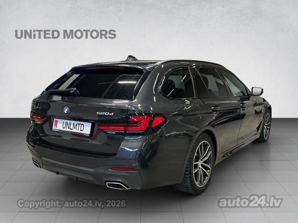 Grey BMW 5 Series 2020 in Tallinn, with an engine capacity of 2.00 L and mileage of 77 thousand km for 31900 €, photo 6 on AUTOMOTO.COM.LV