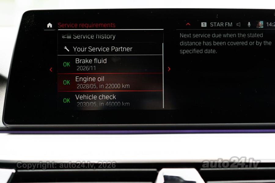 Pelēks BMW 5 Series 2020 Tallina, ar dzinēja tilpumu 3.00 L un nobraukumu 193 tūkst. km par 27900 €, foto 26 vietnē AUTOMOTO.COM.LV