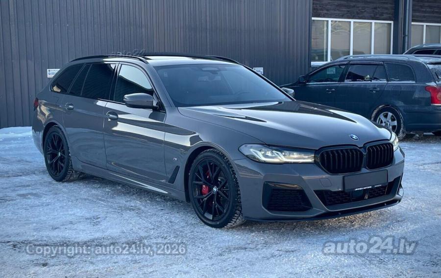 Pelēks BMW 5 Series 2021 Tallina, ar dzinēja tilpumu 3.00 L un nobraukumu 210 tūkst. km par 28890 €, foto 1 vietnē AUTOMOTO.COM.LV
