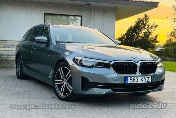 Pelēks BMW 5 Series 2021 Pērnava, ar dzinēja tilpumu 2.00 L un nobraukumu 83 tūkst. km par 28300 €, foto 1 vietnē AUTOMOTO.COM.LV