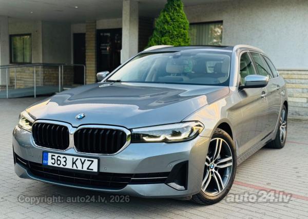 Pelēks BMW 5 Series 2021 Pērnava, ar dzinēja tilpumu 2.00 L un nobraukumu 83 tūkst. km par 28300 €, foto 3 vietnē AUTOMOTO.COM.LV