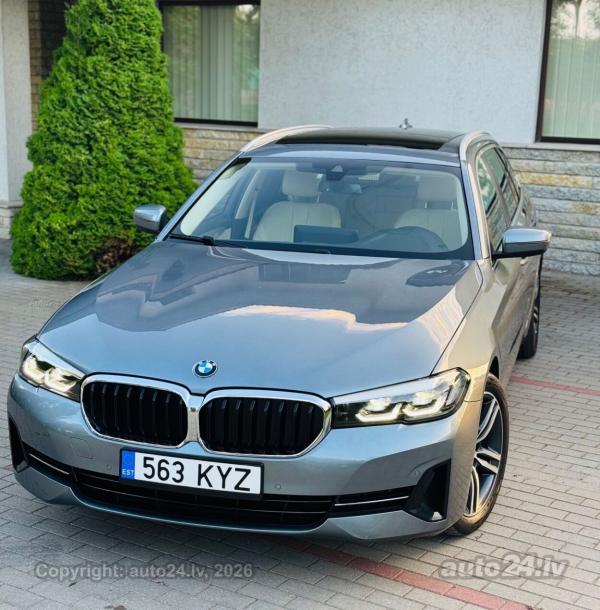 Pelēks BMW 5 Series 2021 Pērnava, ar dzinēja tilpumu 2.00 L un nobraukumu 83 tūkst. km par 28300 €, foto 5 vietnē AUTOMOTO.COM.LV