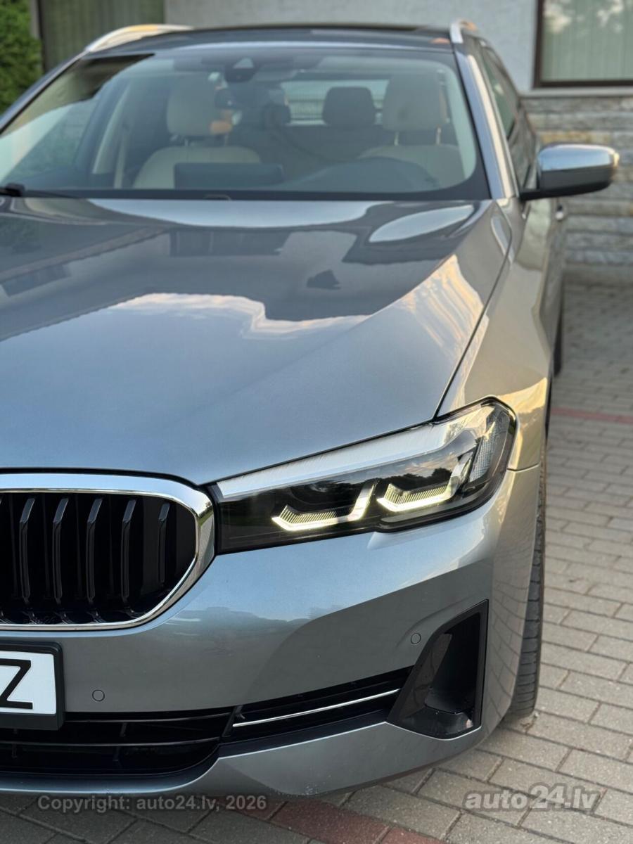 Grey BMW 5 Series 2021 in Parnu, with an engine capacity of 2.00 L and mileage of 83 thousand km for 28300 €, photo 10 on AUTOMOTO.COM.LV