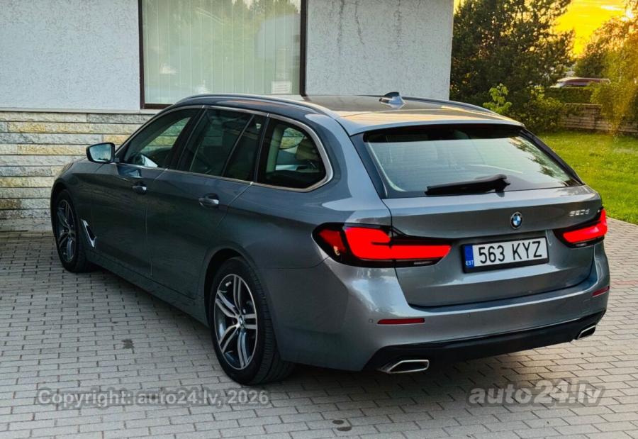 Grey BMW 5 Series 2021 in Parnu, with an engine capacity of 2.00 L and mileage of 83 thousand km for 28300 €, photo 12 on AUTOMOTO.COM.LV