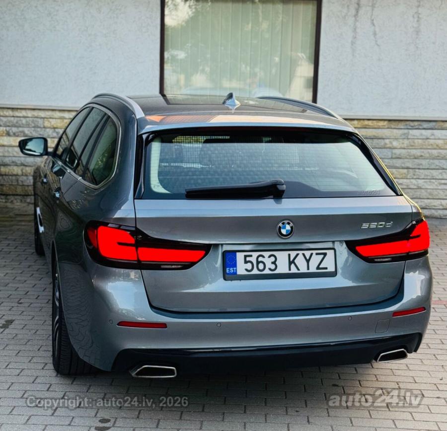 Grey BMW 5 Series 2021 in Parnu, with an engine capacity of 2.00 L and mileage of 83 thousand km for 28300 €, photo 13 on AUTOMOTO.COM.LV