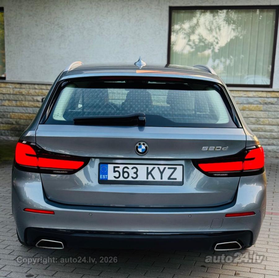 Grey BMW 5 Series 2021 in Parnu, with an engine capacity of 2.00 L and mileage of 83 thousand km for 28300 €, photo 14 on AUTOMOTO.COM.LV