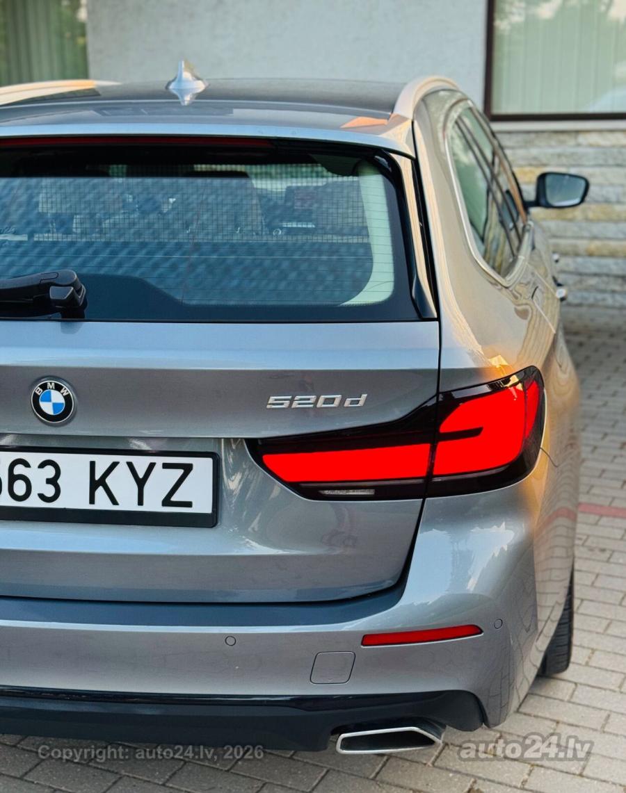Grey BMW 5 Series 2021 in Parnu, with an engine capacity of 2.00 L and mileage of 83 thousand km for 28300 €, photo 16 on AUTOMOTO.COM.LV