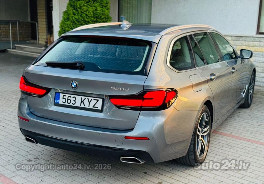 Grey BMW 5 Series 2021 in Parnu, with an engine capacity of 2.00 L and mileage of 83 thousand km for 28300 €, photo 17 on AUTOMOTO.COM.LV