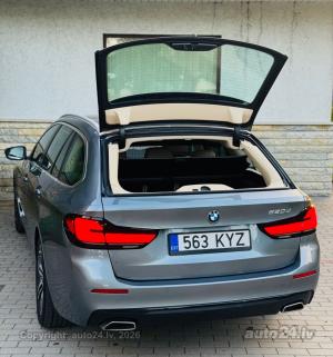 Grey BMW 5 Series 2021 in Parnu, with an engine capacity of 2.00 L and mileage of 83 thousand km for 28300 €, photo 18 on AUTOMOTO.COM.LV