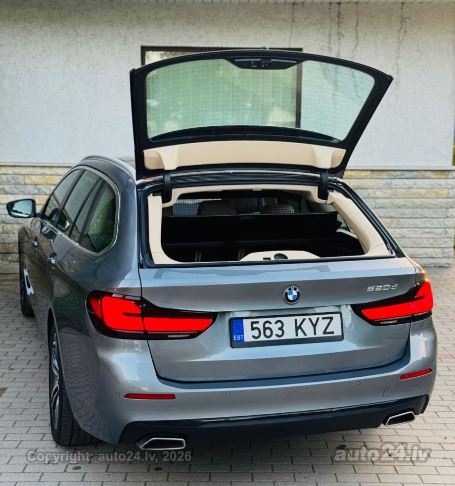 Grey BMW 5 Series 2021 in Parnu, with an engine capacity of 2.00 L and mileage of 83 thousand km for 28300 €, photo 18 on AUTOMOTO.COM.LV