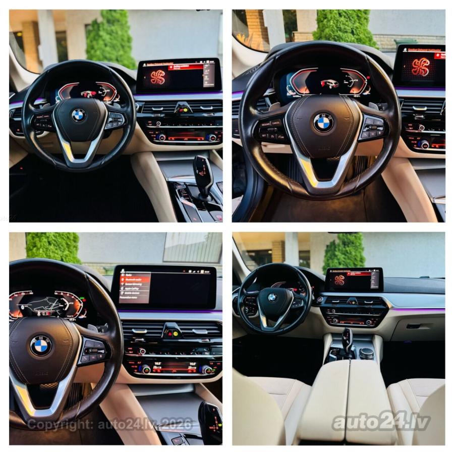 Grey BMW 5 Series 2021 in Parnu, with an engine capacity of 2.00 L and mileage of 83 thousand km for 28300 €, photo 25 on AUTOMOTO.COM.LV