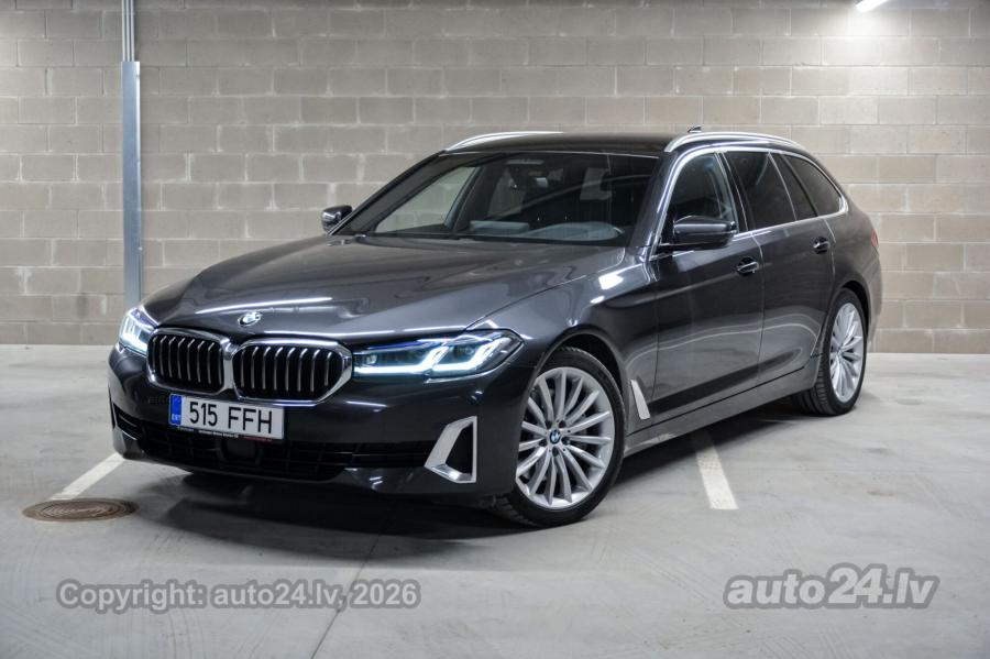 Pelēks BMW 5 Series 2021 Tallina, ar dzinēja tilpumu 3.00 L un nobraukumu 165 tūkst. km par 32390 €, foto 1 vietnē AUTOMOTO.COM.LV