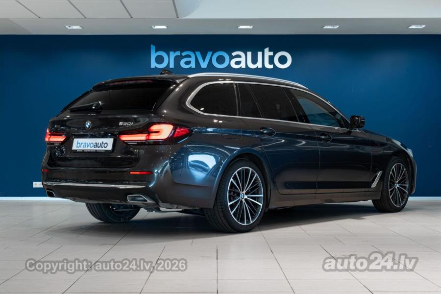 Grey BMW 5 Series 2021 in Tallinn, with an engine capacity of 2.00 L and mileage of 65 thousand km for 37490 €, photo 5 on AUTOMOTO.COM.LV