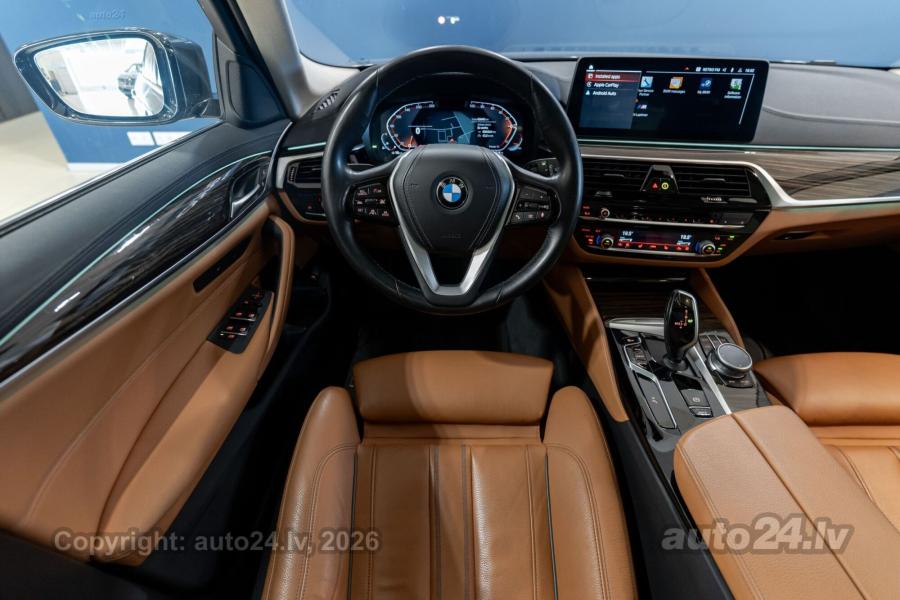 Grey BMW 5 Series 2021 in Tallinn, with an engine capacity of 2.00 L and mileage of 65 thousand km for 37490 €, photo 8 on AUTOMOTO.COM.LV