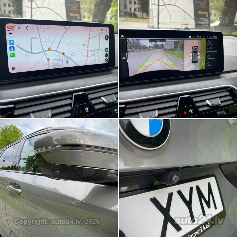 Grey BMW 5 Series 2021 in Tallinn, with an engine capacity of 3.00 L and mileage of 210 thousand km for 28500 €, photo 19 on AUTOMOTO.COM.LV