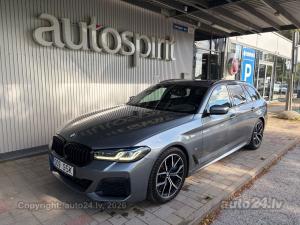 Pelēks BMW 5 Series 2021 Tallina, ar dzinēja tilpumu 3.00 L un nobraukumu 150 tūkst. km par 34990 €, foto  vietnē AUTOMOTO.COM.LV