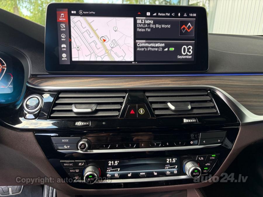 Серый БМВ 5 Серия 2021 в Таллин, объемом двигателя 3.00 л и пробегом 150 тыс. км за 34990 €, фото 16 на AUTOMOTO.COM.LV