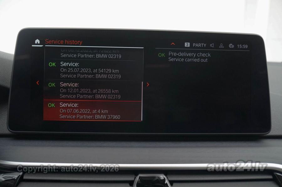 Grey BMW 5 Series 2022 in Tallinn, with an engine capacity of 2.00 L and mileage of 100 thousand km for 31990 €, photo 18 on AUTOMOTO.COM.LV