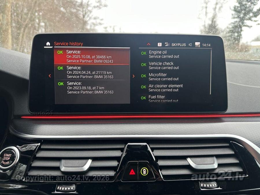 Серый БМВ 5 Серия 2023 в Таллин, объемом двигателя 2.00 л и пробегом 44 тыс. км за 43900 €, фото 18 на AUTOMOTO.COM.LV