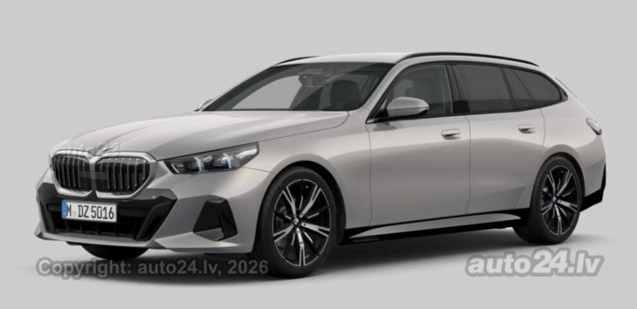 Pelēks BMW 5 Series 2025 Tallina, ar dzinēja tilpumu 2.00 L un nobraukumu 5 tūkst. km par 58900 €, foto 1 vietnē AUTOMOTO.COM.LV