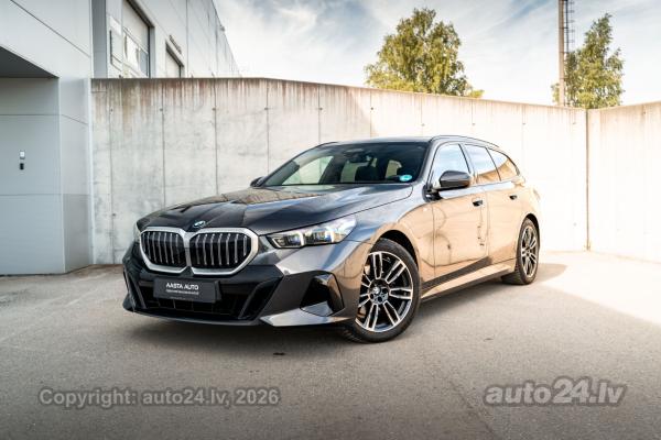Grey BMW 5 Series 2025 in Tartu, with an engine capacity of 2.00 L and mileage of 35 thousand km for 56900 €, photo 1 on AUTOMOTO.COM.LV